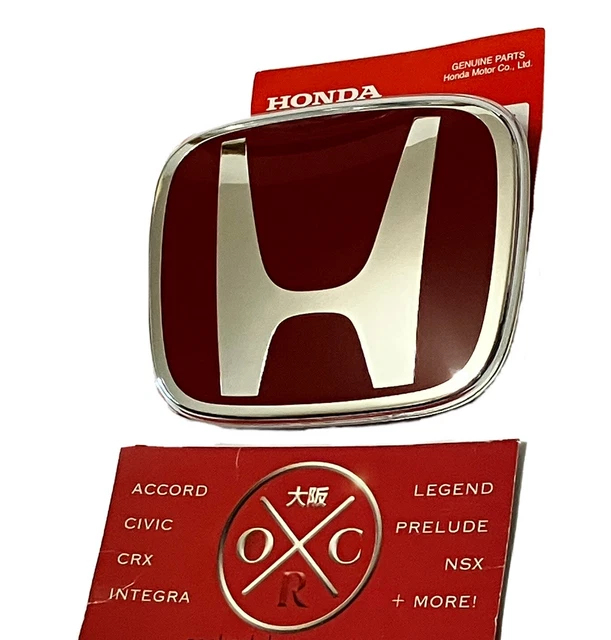 GENUINE OEM DC5 Honda Integra Type R Red Rear Emblem Badge 02-06 Acura ...