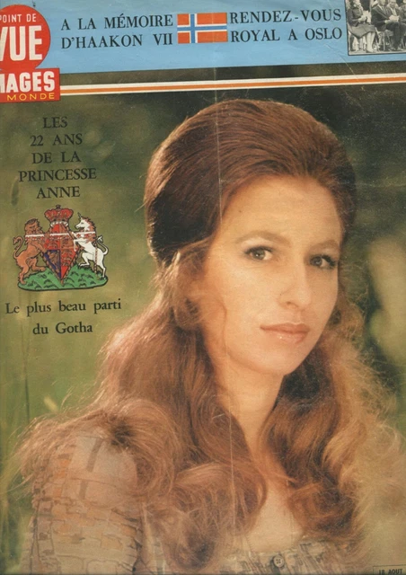 POINT DE VUE images du monde magazine 18 aout 1972 numero 1256 ...