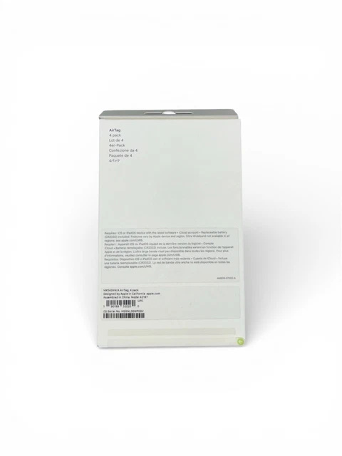 APPLE AIRTAG 4 pack Track and find your keys, wallet, luggage and more ...