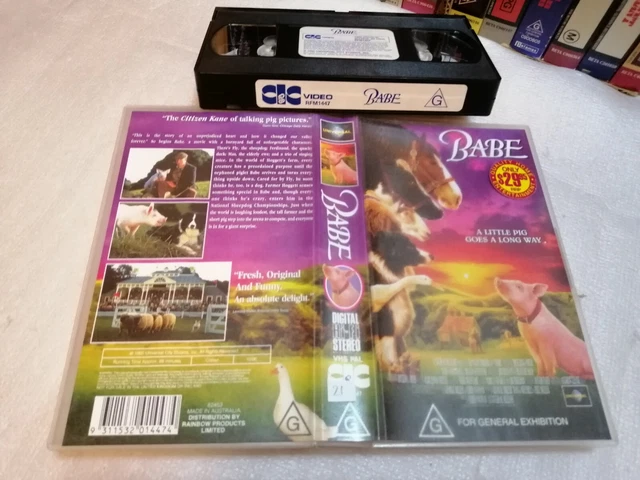 BABE - (A LITTLE PIG GOES A LONG WAY) - Australian CIC/Univer Vhs Issue ...