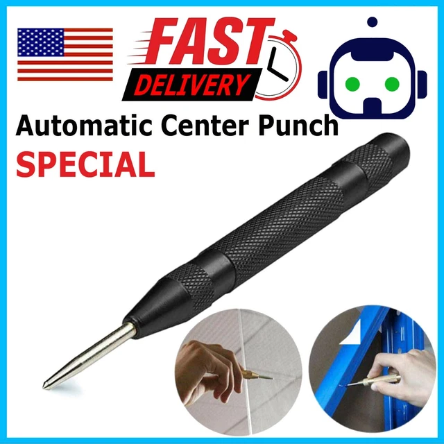 SUPER STRONG AUTOMATIC Centre Punch Adjustable Spring Loaded Metal ...