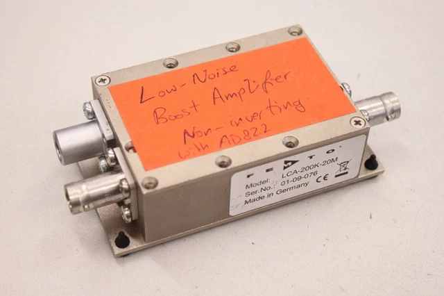 FEMTO LCA-200K-20M ULTRA Low Noise current Amplifier LCA 200K 20M EUR 3.449,95 - PicClick DE
