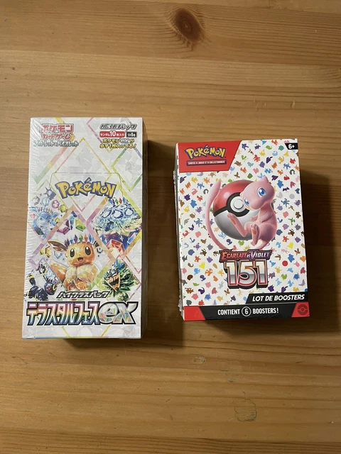 POKEMON - DISPLAY Terastal Festival SV8A Japanese + Bundle 151 EV3.5 Fr ...