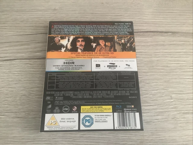 HOOK (4K UHD Blu-ray/Blu-ray, 1991) EUR 14,14 - PicClick IT