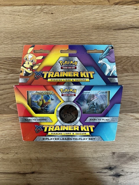 POKÉMON XY TRAINER Kit Pikachu Libre & Suicune -English- Pokemon TCG ...