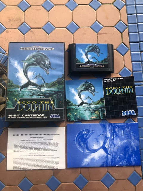 JEU MEGADRIVE /ECCO The Dolphin / Sega 16-Bit- Complet Avec Livret ...