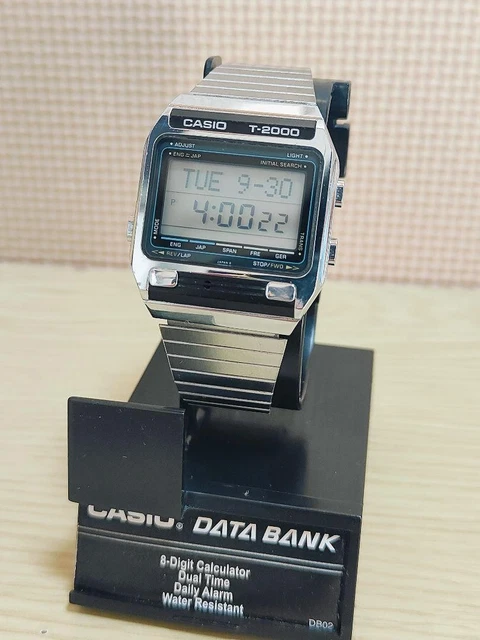 CASIO RARE VINTAGE 1984 T2000 Digital Watch Japanese Edition T 2000 ...