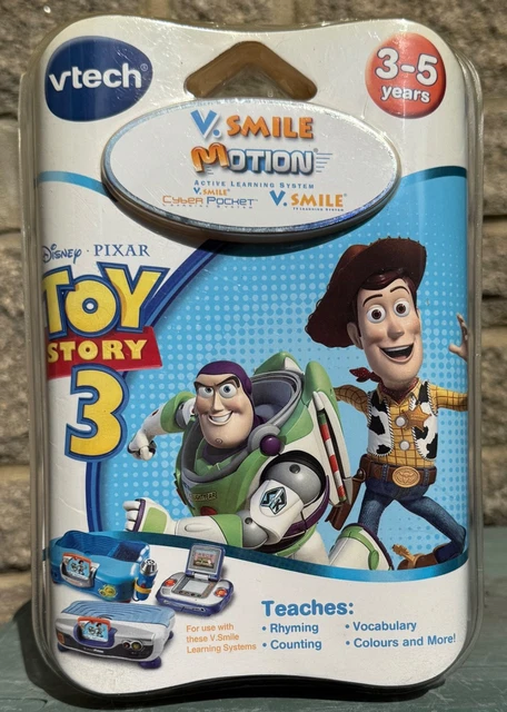 VTECH V.SMILE MOTION Active Learning System Game: Toy Story 3 - BNIB £ ...