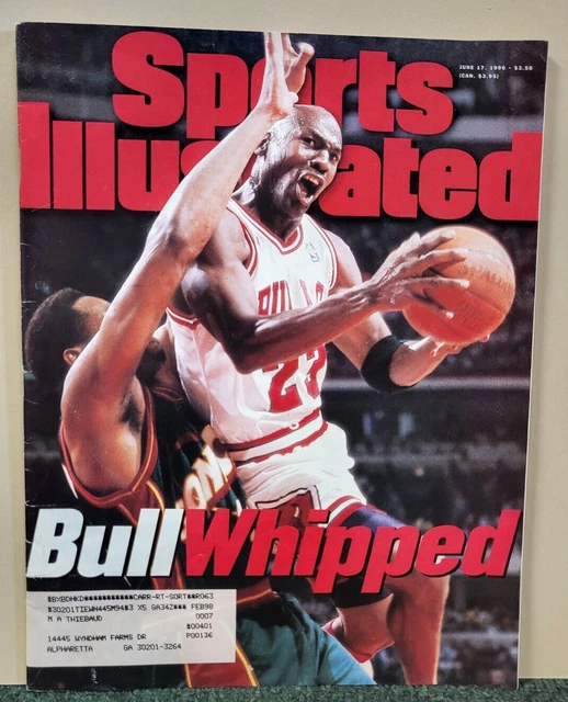 1996 SPORTS ILLUSTRATED Si Magazine Michael Jordan Bull Whipped Cover ...