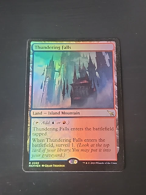 FOIL THUNDERING FALLS - MTG MKM 0269 - Meurtres au manoir de Karlov ...