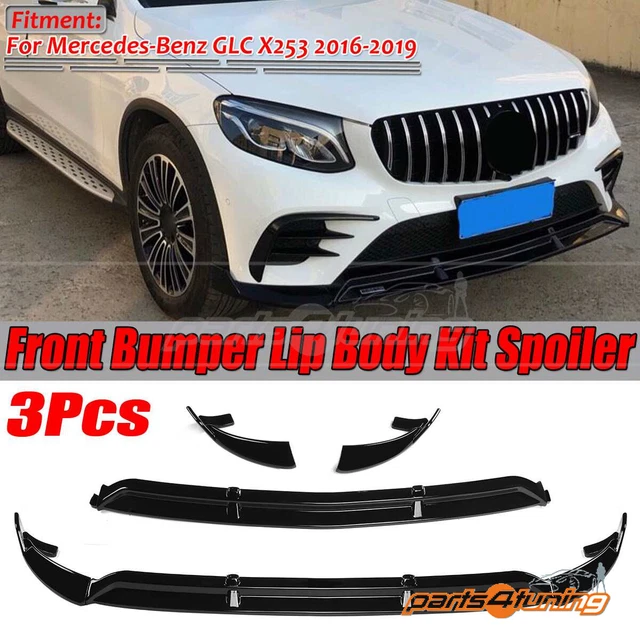 MERCEDES BENZ GLC X253/C253 2016-2020 Amg Front Bumper Spoiler Abs Gloss Black EUR 105,91 ...