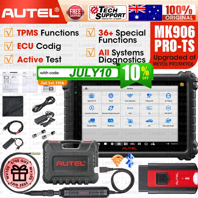 2024 AUTEL MAXICOM MK906 Pro-TS ECU Coding Full System Diagnostic Scanner Tool $2,499.00 ...