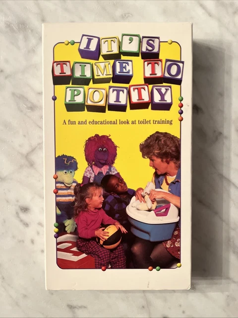 IT'S TIME TO Potty VHS Tape 1996 Fun And Educational Toilet Training ...