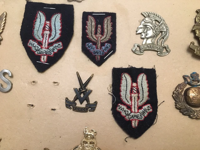 ORIGINAL BRITISH REGIMENTAL CAP BADGES ELITE REGIMENTS job lot #6 Job ...