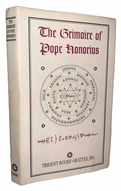 1 OF 1000, THE GREAT GRIMOIRE OF POPE HONORIUS, TRIDENT BOOKS, OCCULT ...