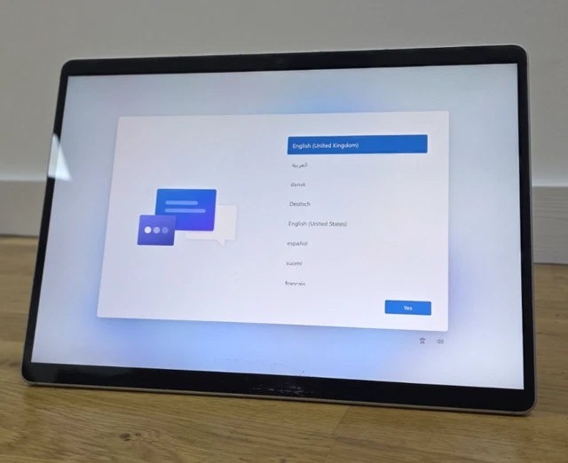 MICROSOFT SURFACE PRO 9 SQ3 Processor 128GB 5G 8GB RAM - Platinum ...