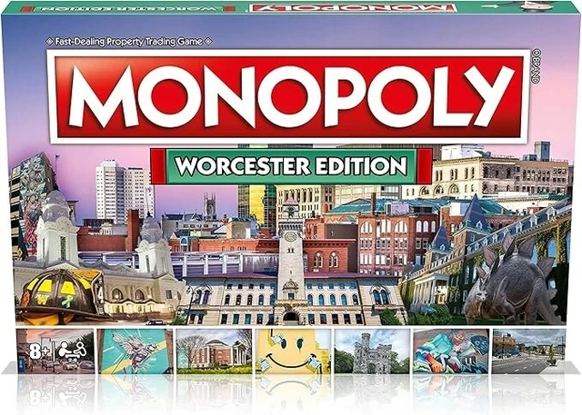 WORCESTER EDITION MONOPOLY Property Trading Family Board Game £10.11 ...