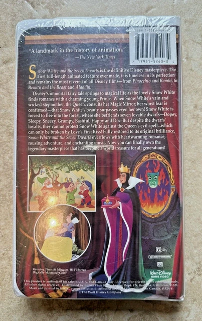 WALT DISNEY’S MASTERPIECE Collection Snow White And The Seven Dwarfs ...