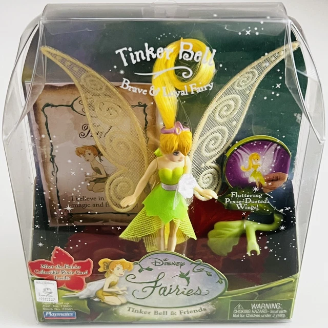 DISNEY TINKER BELL Flutter Wings Doll Toy 4” Figure Classic Fairies Pixie Hollow £19.99 ...