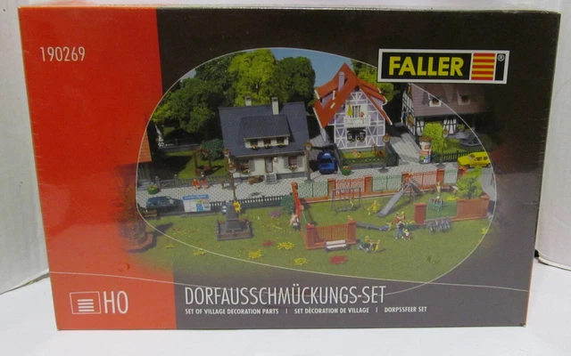 FALLER H0 190269, Bausatz Dorfausschmückungs-Set, ungebaut, OVP, XU1974X EUR 14,99 - PicClick DE