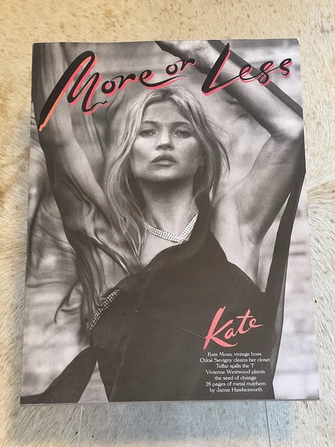 KATE MOSS CHLOE Sevigny More or Less Magazine 2018 Issue #1 Cover #1 £ ...