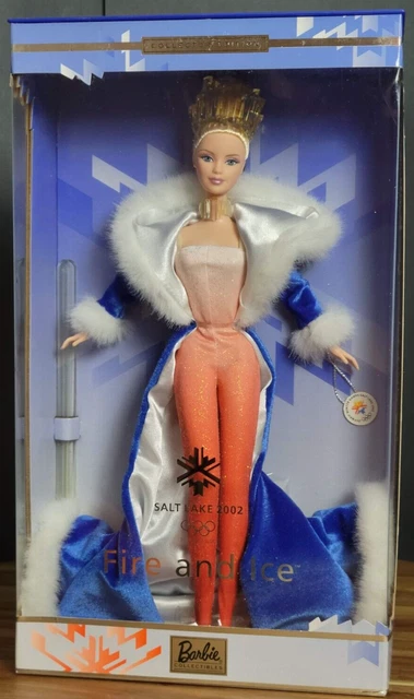 MATTEL 2001 BARBIE Salt Lake Fire and Ice Collectibles Edition $25.00 ...