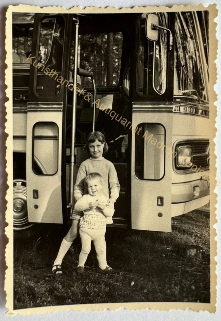 ORIG. FOTO BUS Auto Kinder Mercedes um 1950 EUR 13,00 - PicClick DE