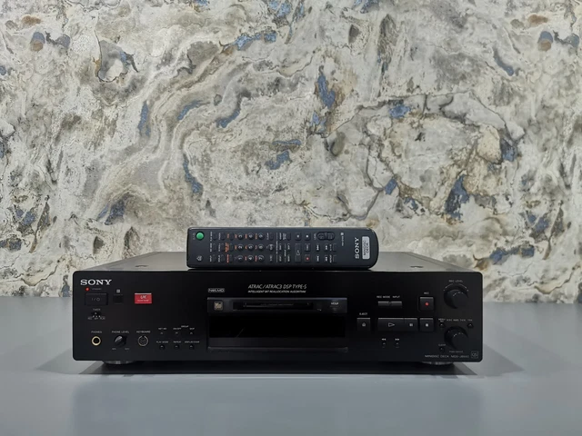 SONY MDS-JB980 QS Minidisc Recorder MDLP & NET MD Black With Remote ...
