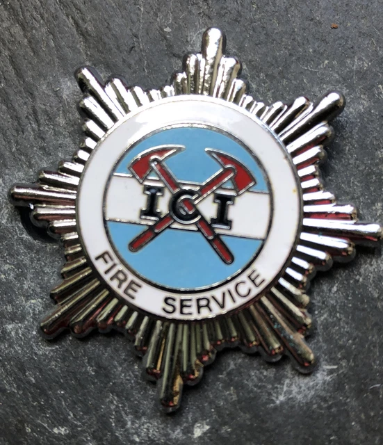 ICI FIRE SERVICES INDUSTRIAL FIRE SERVICE Cap Badge £12.25 - PicClick UK
