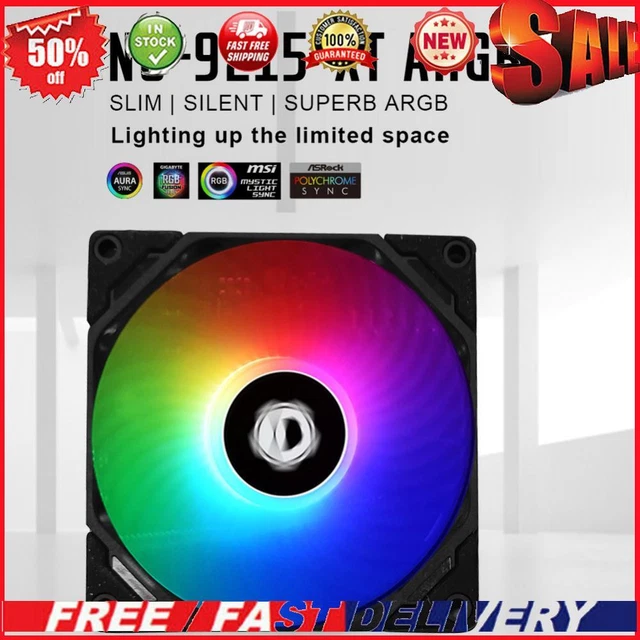 PWM ARGB 4PIN PC Case Cooling Fan Desktop Computer CPU/GPU Radiator ...