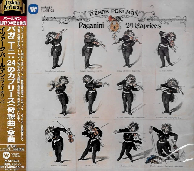 PAGANINI (1782-1840) - Paganini : Complete 24 Caprices [CD] EUR 51,10 - PicClick FR