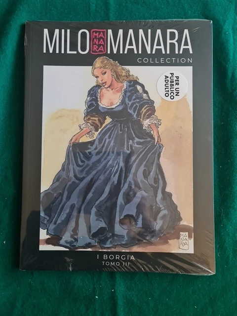 MILO MANARA COLLECTION N.18 "I Borgia Tomo III " Panini Comics+Stampa 29×21 Cm EUR 49,00 ...