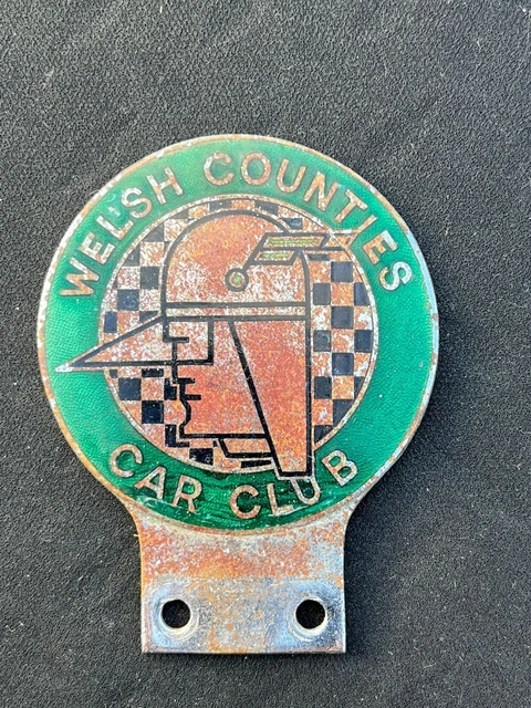 WELSH COUNTIES CAR Club Wales Cardiff Automobile Motor Car Badge Enamel ...