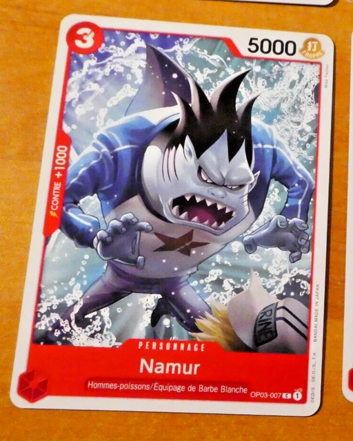 ONE PIECE CARD Game Carte Francaise Namur Op03-007 Fr Jcc Nm EUR 2,49 ...