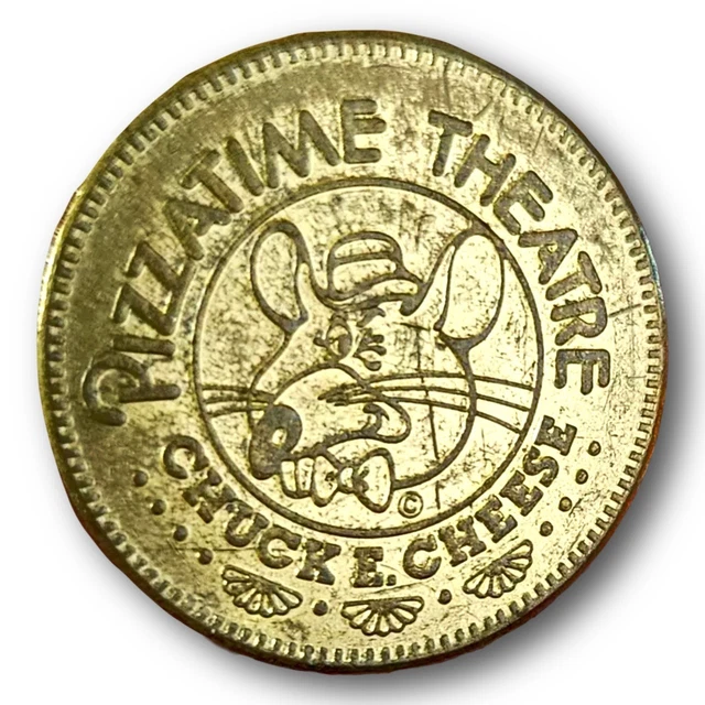 🌟VERY RARE 1977 The First Year of CEC ShowBiz Pizza Time Theatre Token🌟 ...