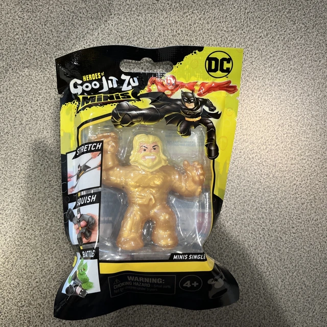 HEROES OF GOO Jit Zu Minis GOLD Armor Aquaman DC 2.5” Rare Chase Single ...