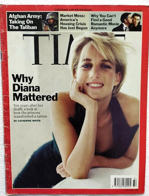TIME MAGAZINE 27 agosto 2007 Principessa Diana Principe Carlo Karl Rove ...
