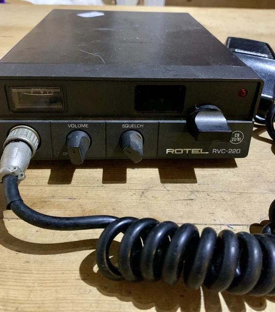 VINTAGE ROTEL RVC-220 CB Radio Plus Microphone CB Radio £25.00 ...