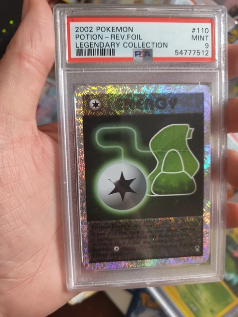 2002 POKEMON LEGENDARY Collection #101 Potion Energy - Reverse Foil PSA ...