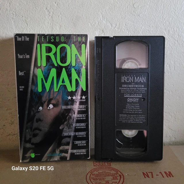 VHS TETSUO: THE Iron Man Original 1993 Fox Lorber Tape 1st Release ...
