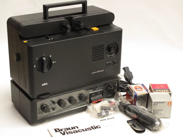 BRAUN VISACUSTIC 2000 Digital Super 8mm Projector £250.00 - PicClick UK