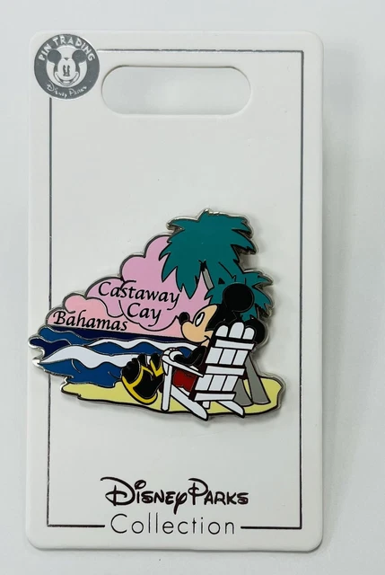 DISNEY CRUISE LINE Mickey Mouse at Castaway Cay Bahamas Disney Pin £14. ...