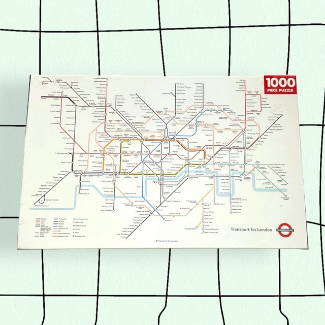 TFL LONDON UNDERGROUND Map Jigsaw Puzzle 1000 Pieces - New & Sealed EUR ...