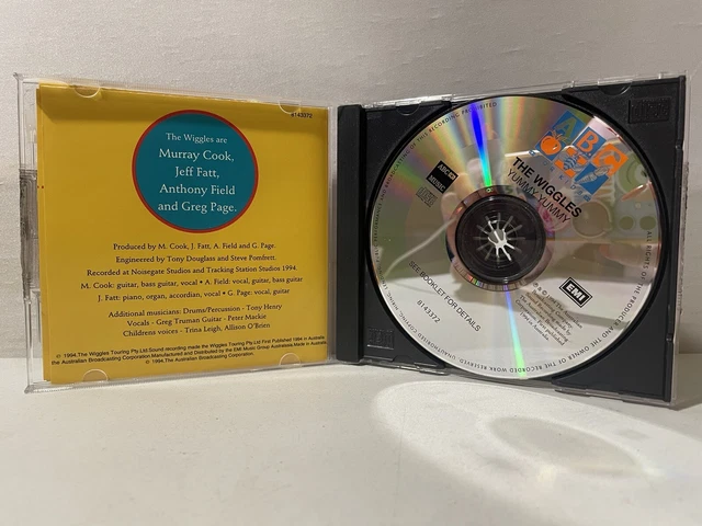THE WIGGLES - Yummy Yummy CD 1994 ABC For Kids / EMI VINTAGE Disc MINT ...