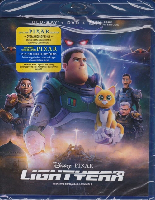 DISNEY PIXAR LIGHTYEAR BLURAY & DVD & DIGITAL SET with Chris Evans ...