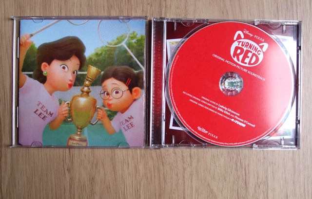 TURNING RED (DISNEY/PIXAR) - Soundtrack/original songs. CD. Case broken ...