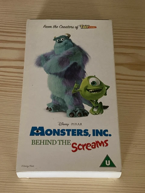 DISNEY MONSTERS, INC. Behind The Screams VHS Video Tape £5.99 - PicClick UK