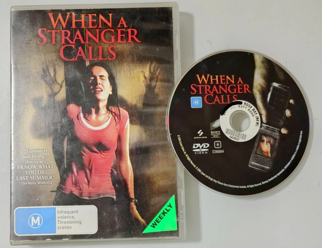 WHEN A STRANGER Calls - DVD 2006, Region 4 *HORROR* Free Postage $7.90 ...