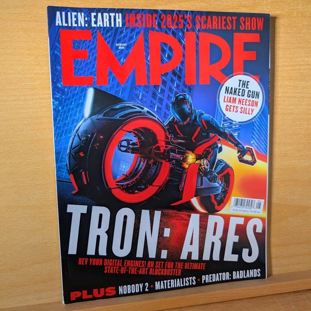 EMPIRE MAGAZINE AUGUST 2025 Tron Ares Alien Earth NO LABEL £16.34 ...
