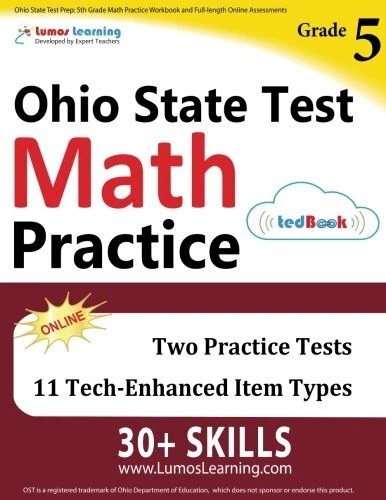 OHIO STATE TEST PREP: 5TH GRADE MATH PRACTICE WORKBOOK AND By Lumos ...